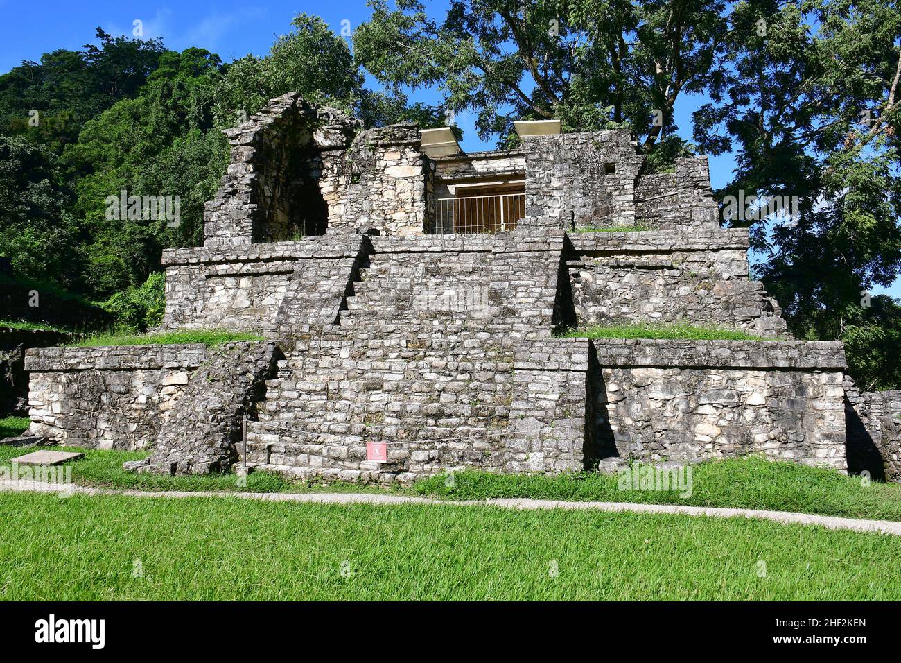 Palenque Archaeological site, Chiapas state, Mexico, North America ...