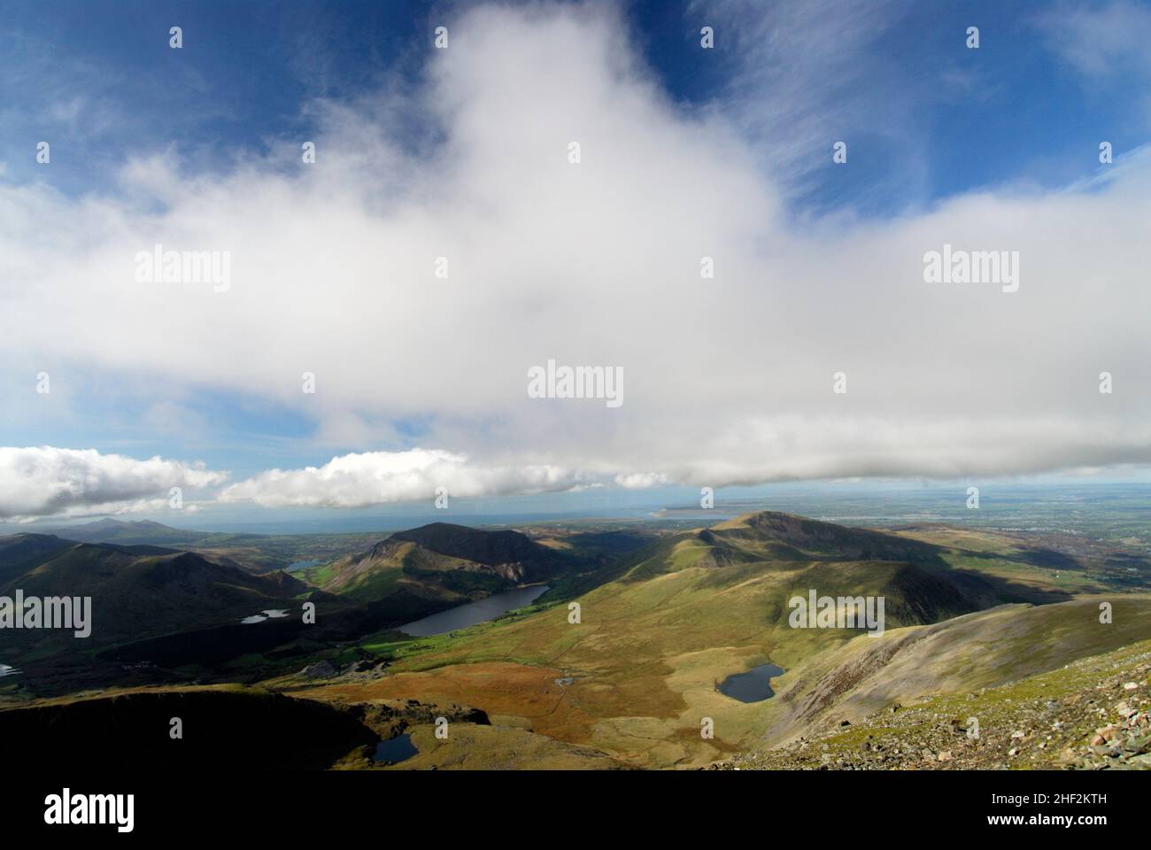 View snowdonia anglesey from snowdon hi-res stock photography and ...