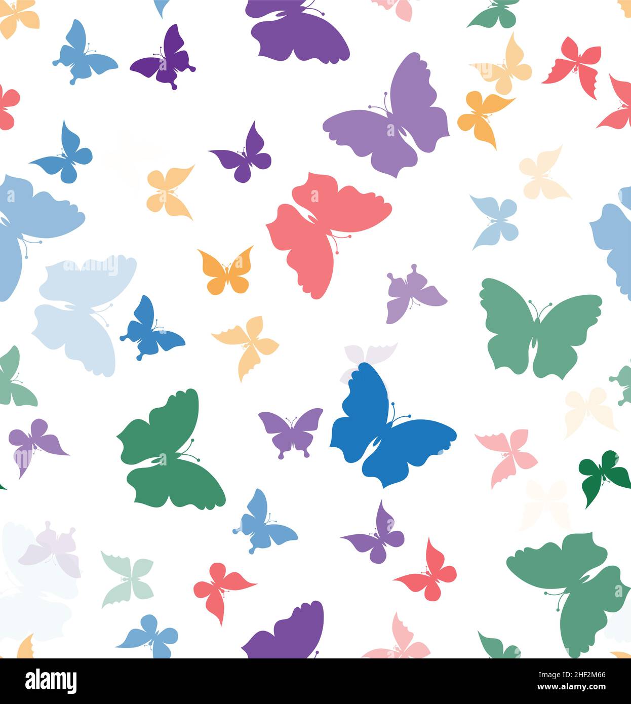seamless butterfly pattern vector illustration eps Stock Vector Image ...