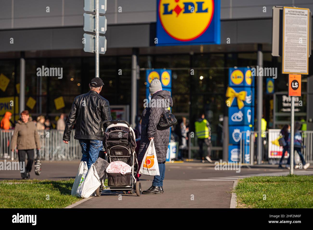Lidl logo on parking hi-res stock photography and images - Alamy