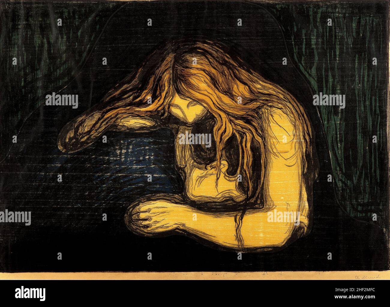 Munch, edvard vampire hi-res stock photography and images - Alamy