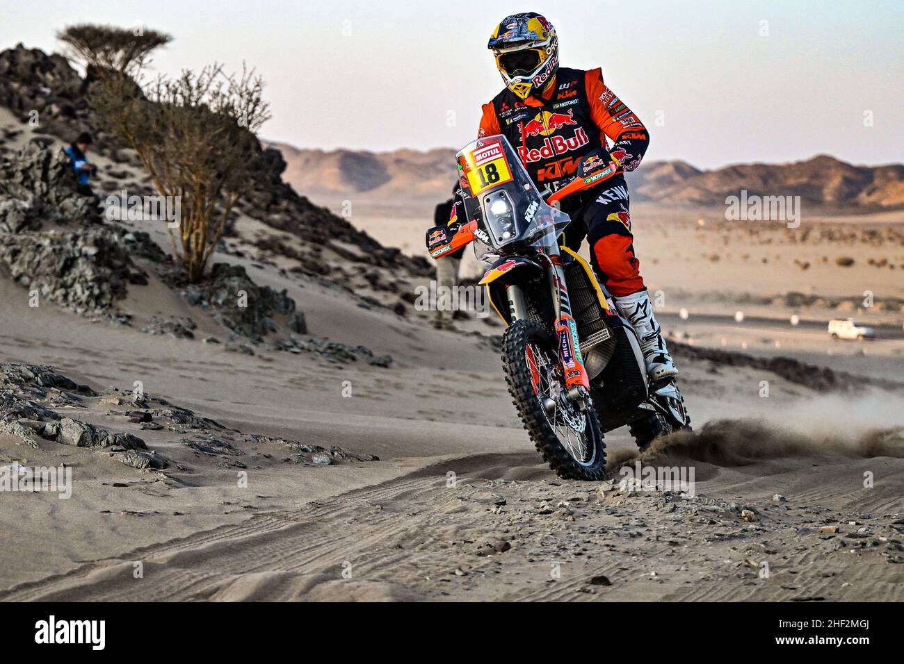 18 Price Toby (aus), Red Bull KTM Factory Racing, KTM 450 Rally Factory ...
