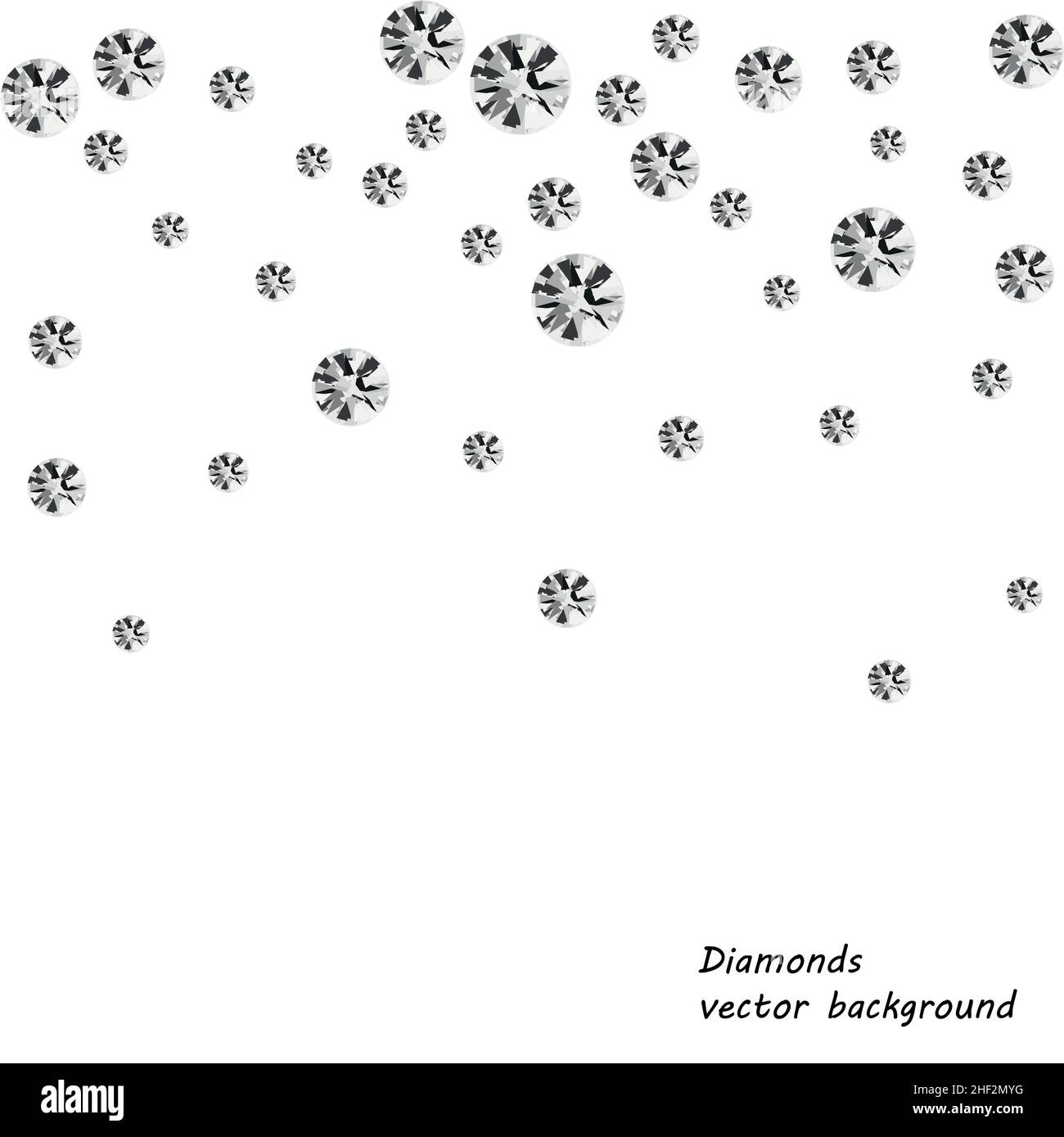 Vector Falling Diamonds