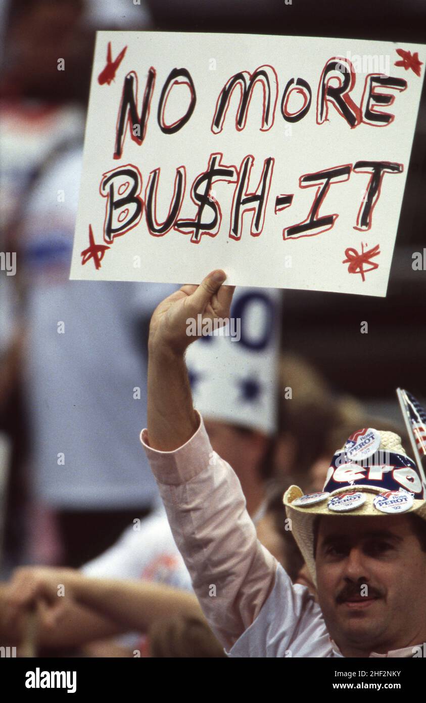 George bush 1992 campaign hi-res stock photography and images - Alamy