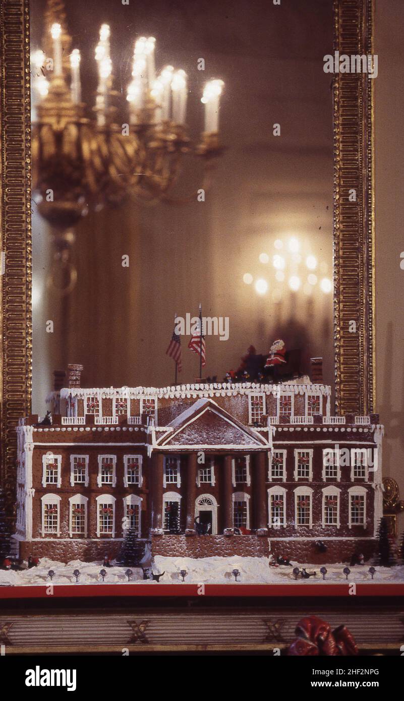 The Ginger Bread House in the Statee Dining Room of the White House ...