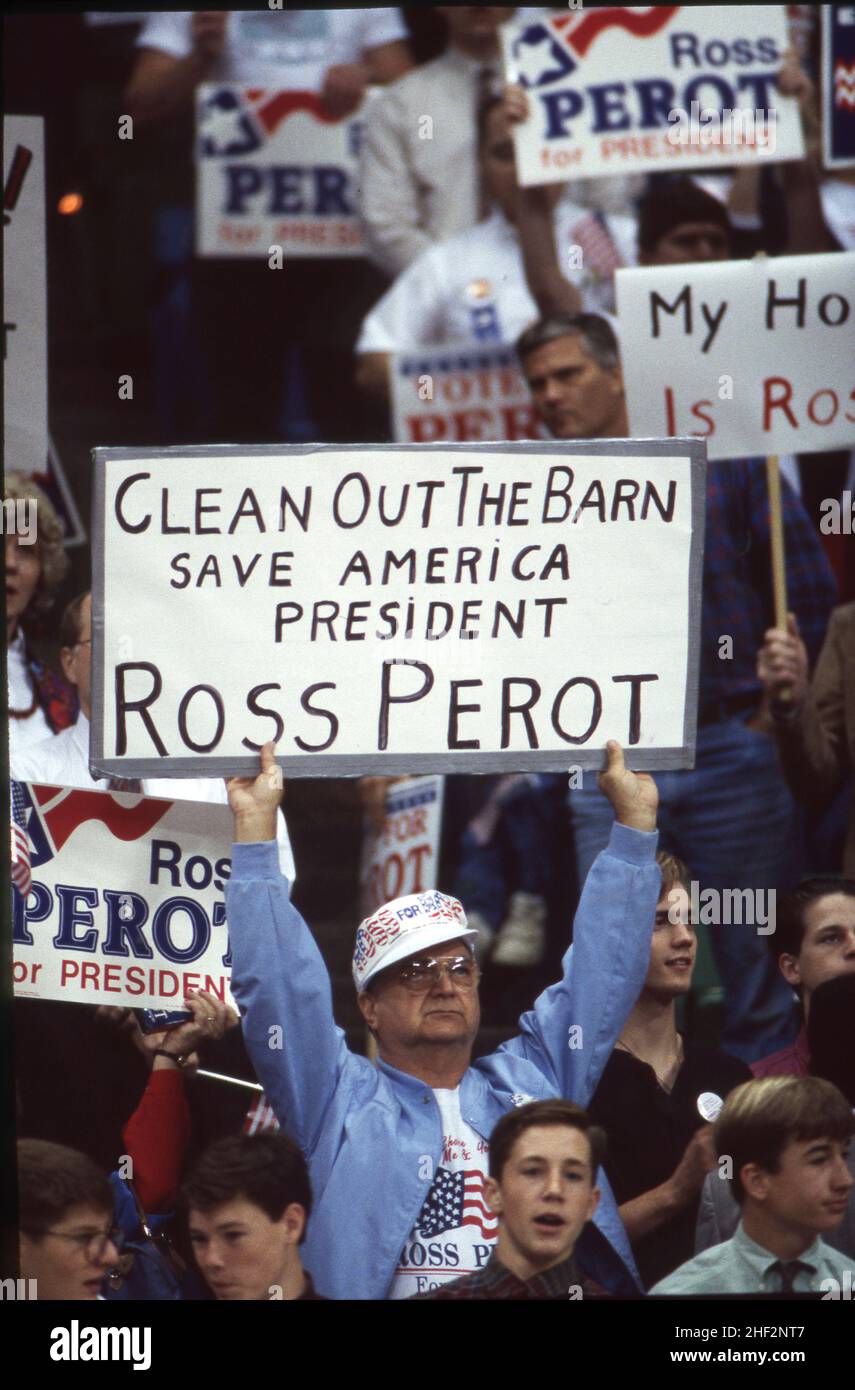 George bush 1992 campaign hi-res stock photography and images - Alamy