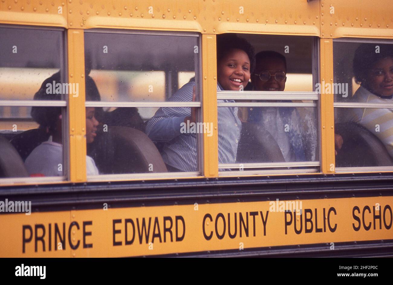 Prince Edwards County school bus in 1989 taken for a story in TIME ...