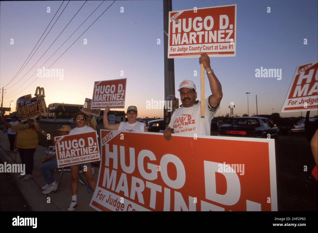 Election campaign signs for judge hi-res stock photography and images ...