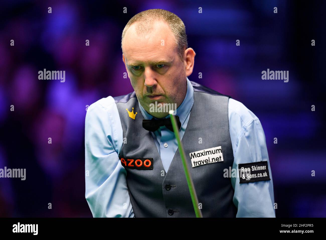 LONDON, UNITED KINGDOM. 13th Jan, 2022. John Higgins v Mark Williams on ...
