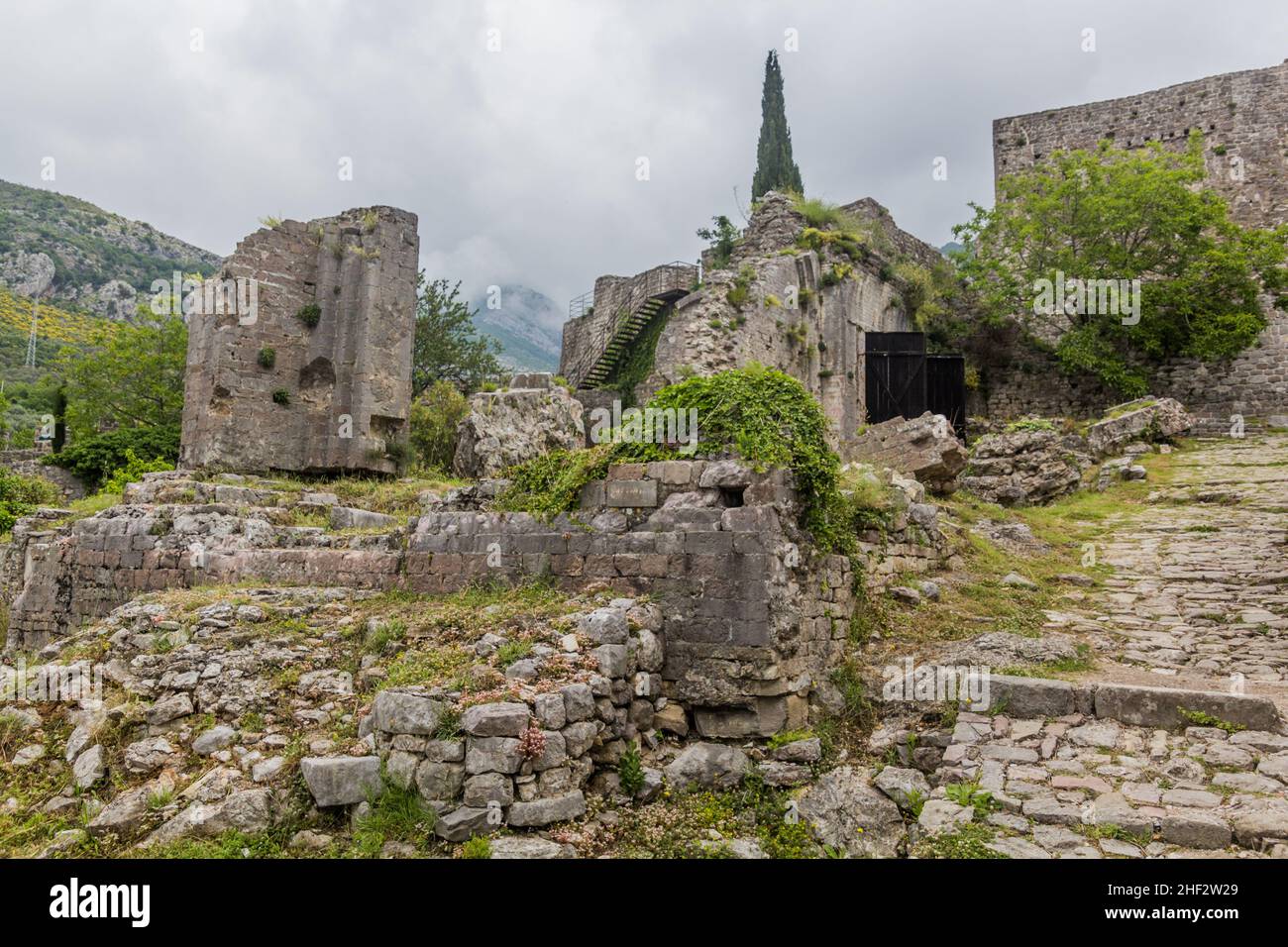 Ruins of an ancient settlement Stari Bar, Montenegro Stock Photo - Alamy