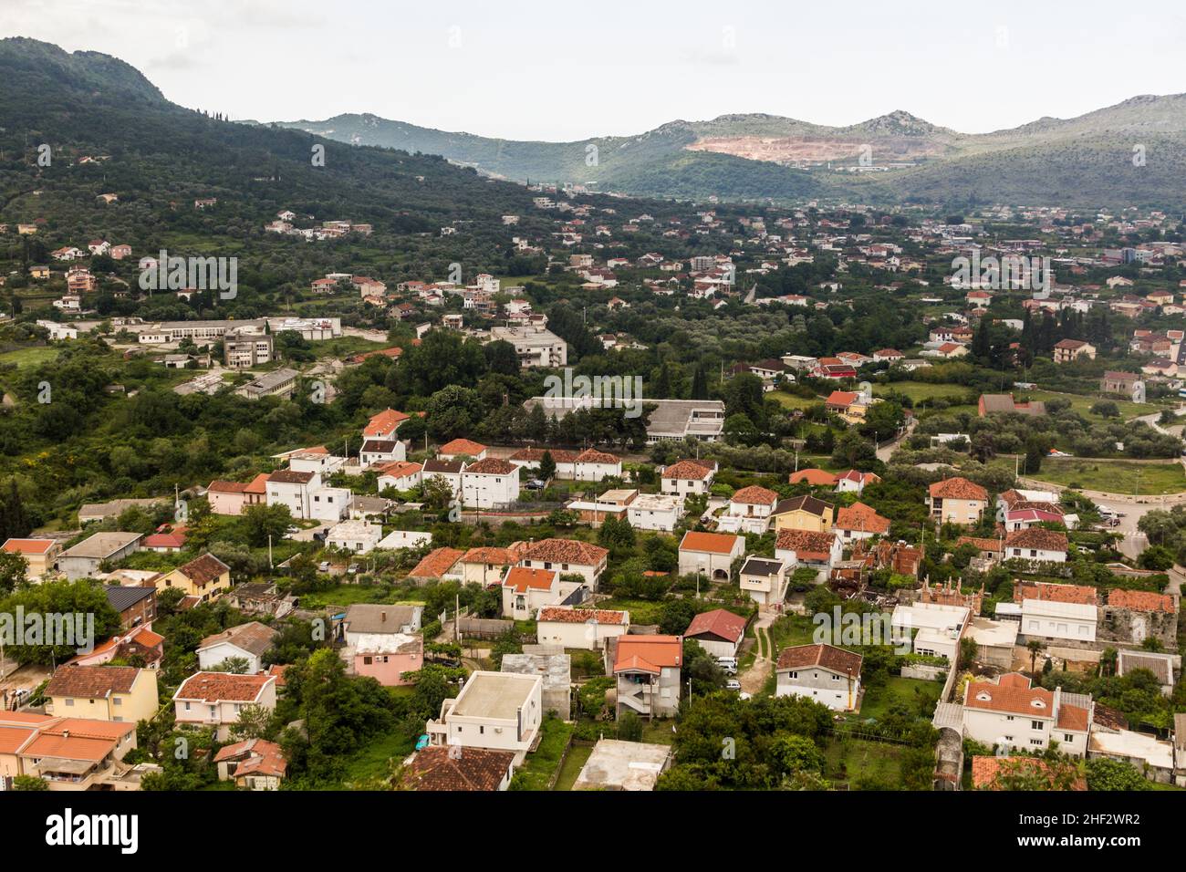 Aerial view of Bar, Montenegro Stock Photo - Alamy