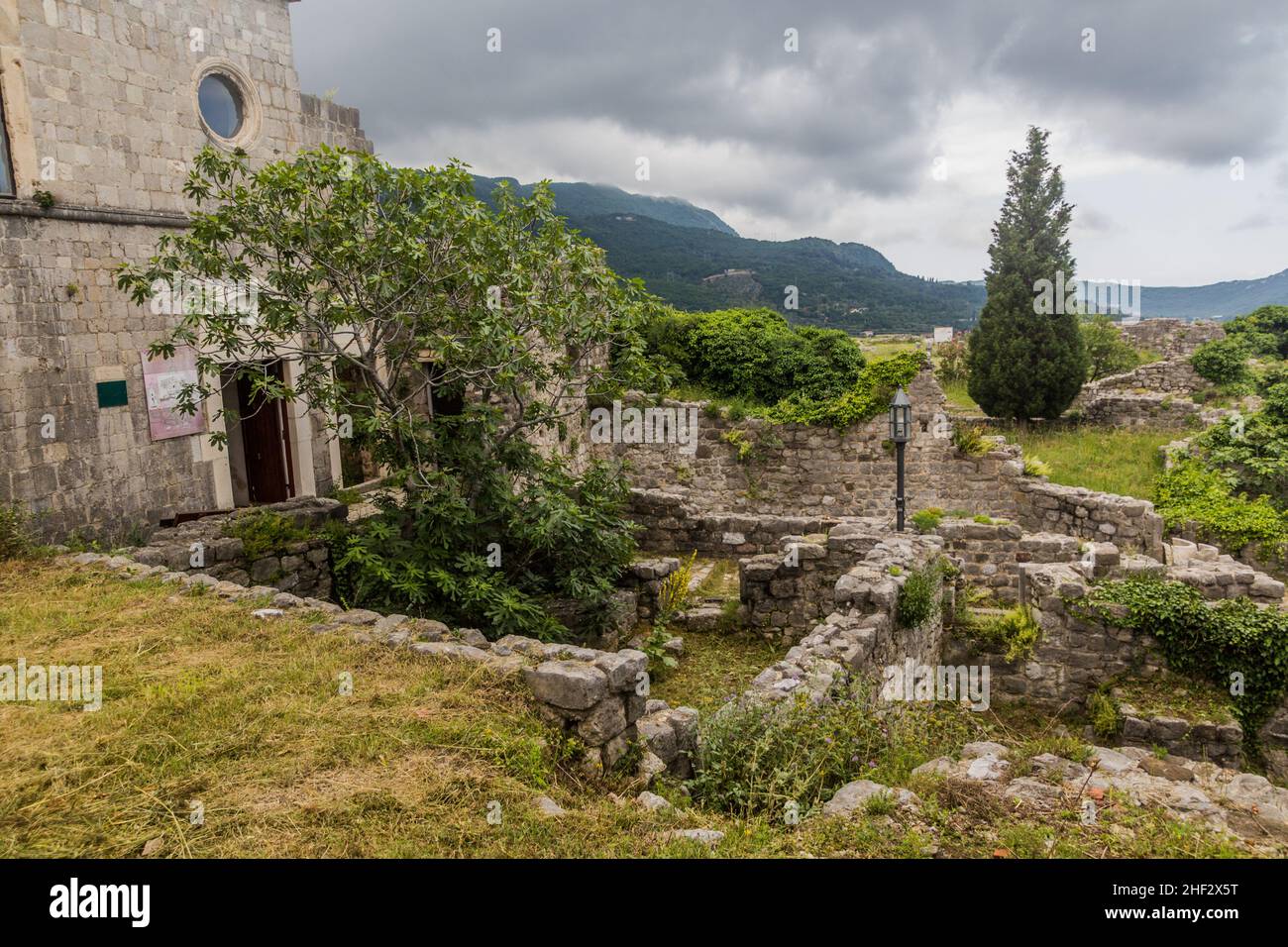 Ruins of an ancient settlement Stari Bar, Montenegro Stock Photo - Alamy