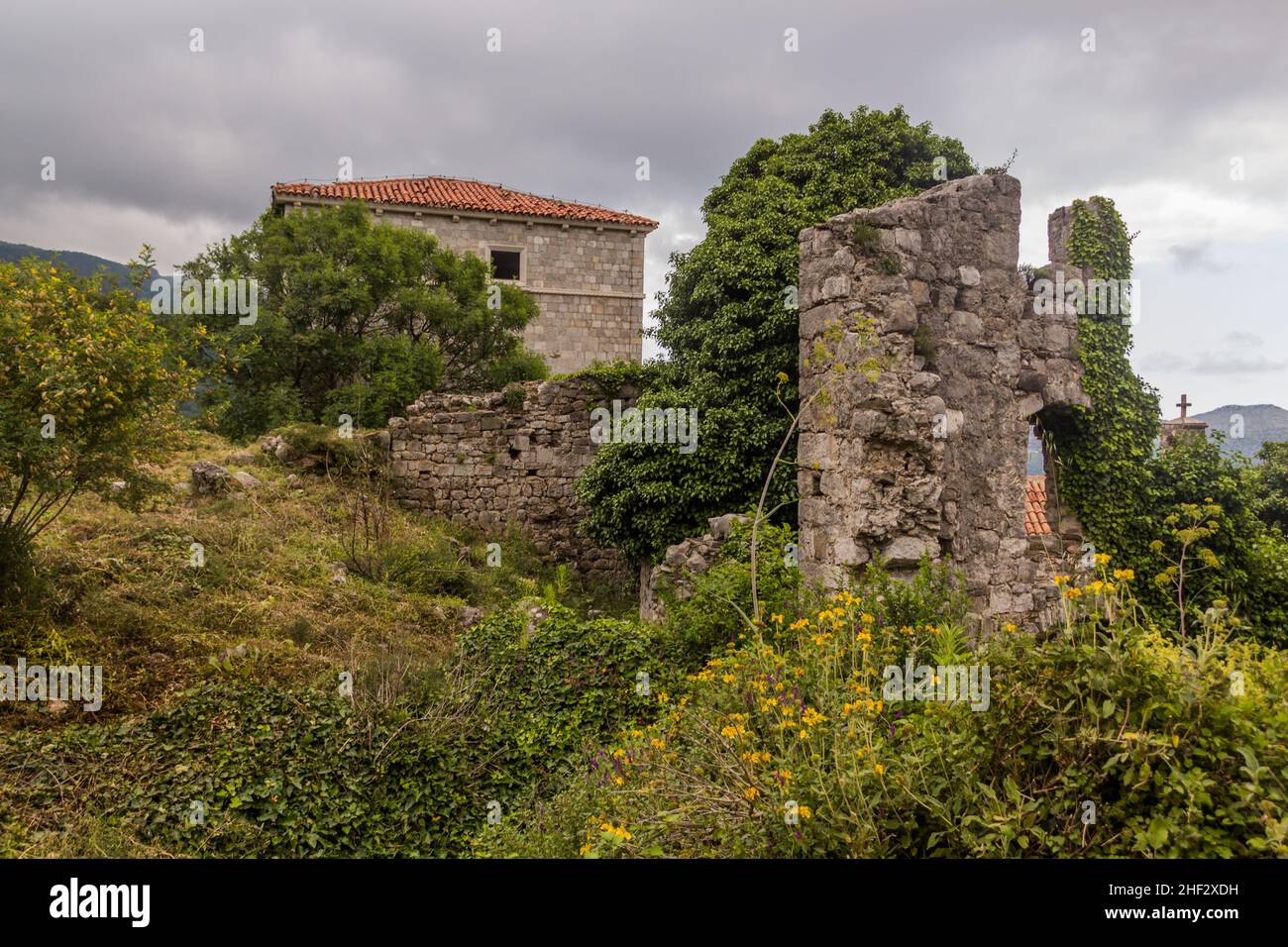 Ruins of an ancient settlement Stari Bar, Montenegro Stock Photo - Alamy