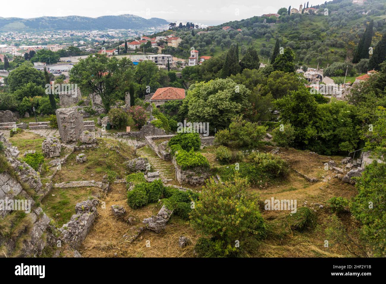 Ruins of an ancient settlement Stari Bar, Montenegro Stock Photo - Alamy