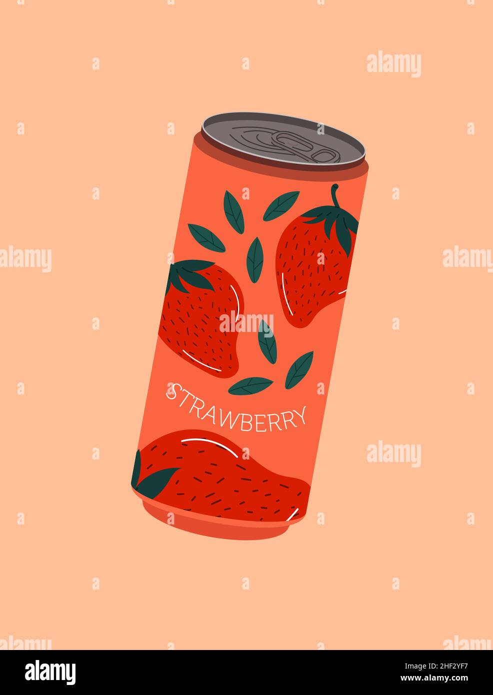 Fruit strawberry soda Stock Vector Image & Art - Alamy