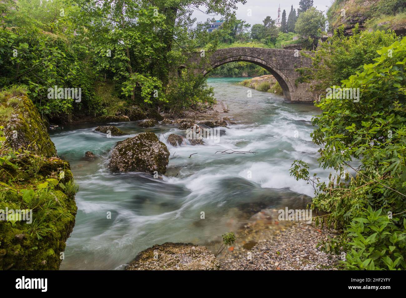 Old Ottoman bridge in Podgorica, capital of Montenegro Stock Photo - Alamy