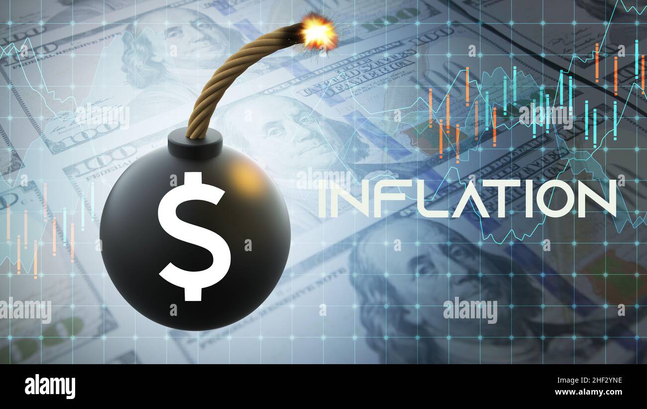 Inflation and markets Stock Photo - Alamy