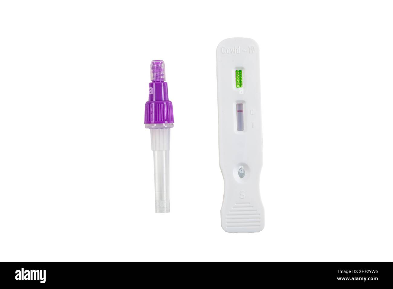 Istanbul, Turkey January 13, 2022; The Novacheck-Ag Cov-2 antigen rapid ...