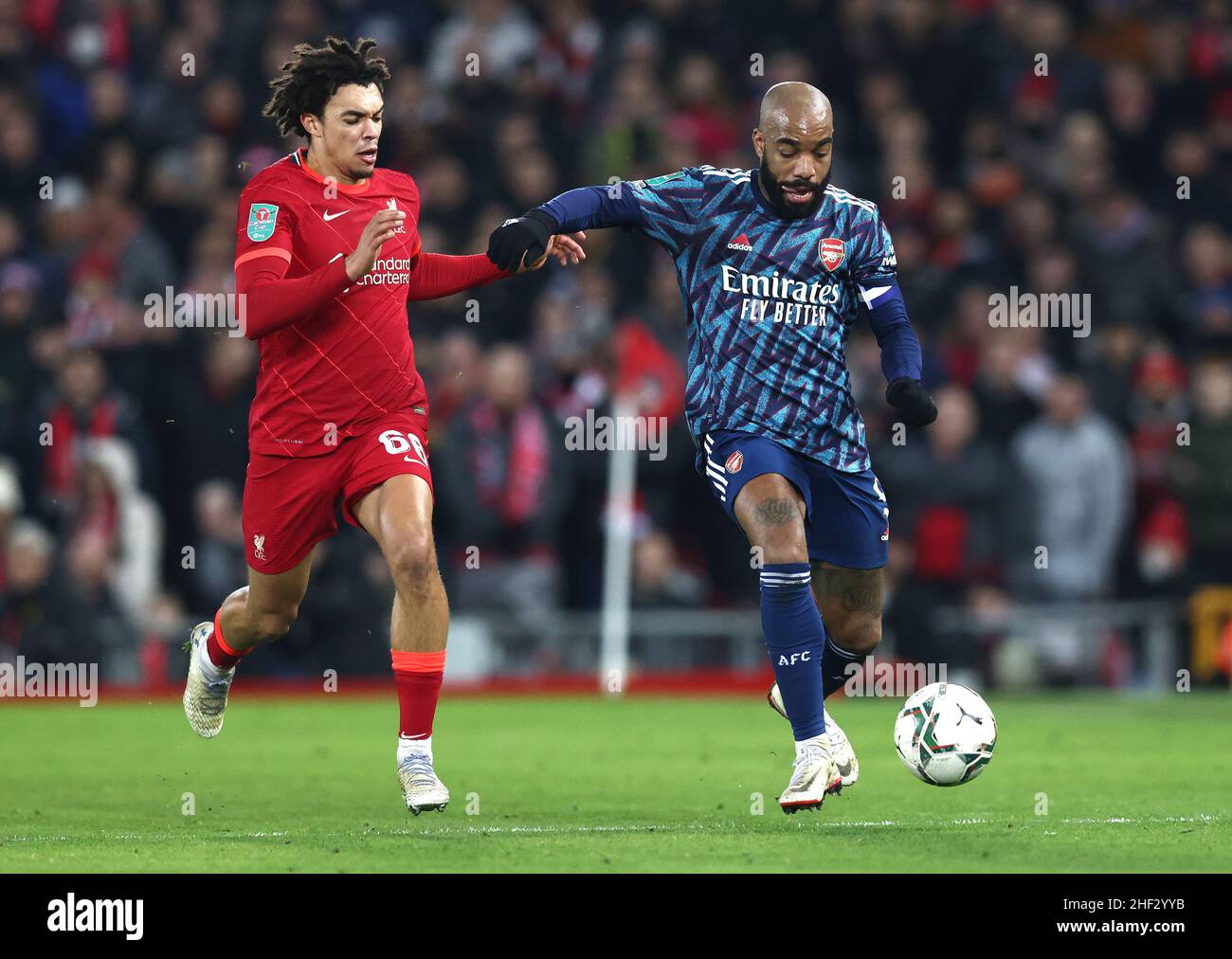 Lacazette 2022 carabao cup hi-res stock photography and images - Alamy
