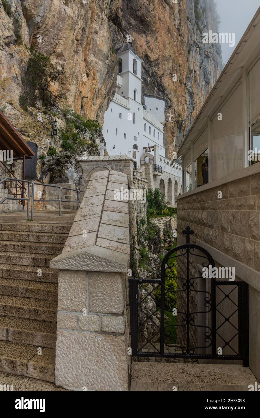 View of Ostrog monastery, Montenegro Stock Photo - Alamy