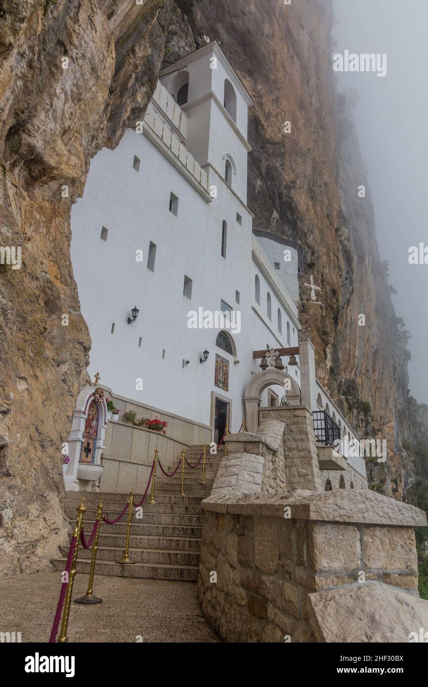 View of Ostrog monastery, Montenegro Stock Photo - Alamy