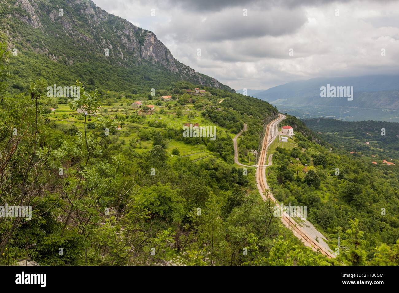 Train montenegro mountains hi-res stock photography and images - Alamy