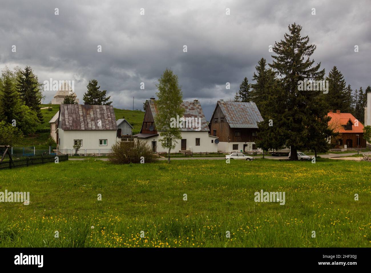 View of Zabljak village, Montenegro Stock Photo - Alamy