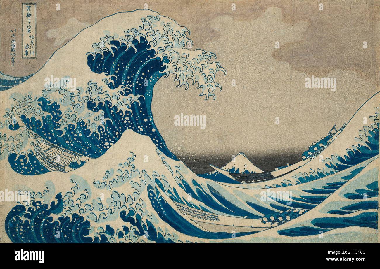 Hokusai the great wave off kanagawa hi-res stock photography and images ...