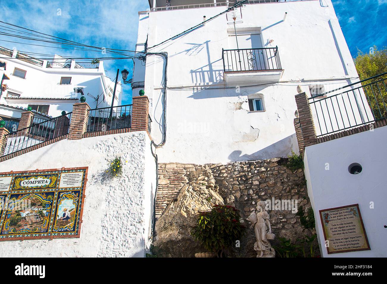 Competa is a white town in the mountains above Málaga in Andalucia ...