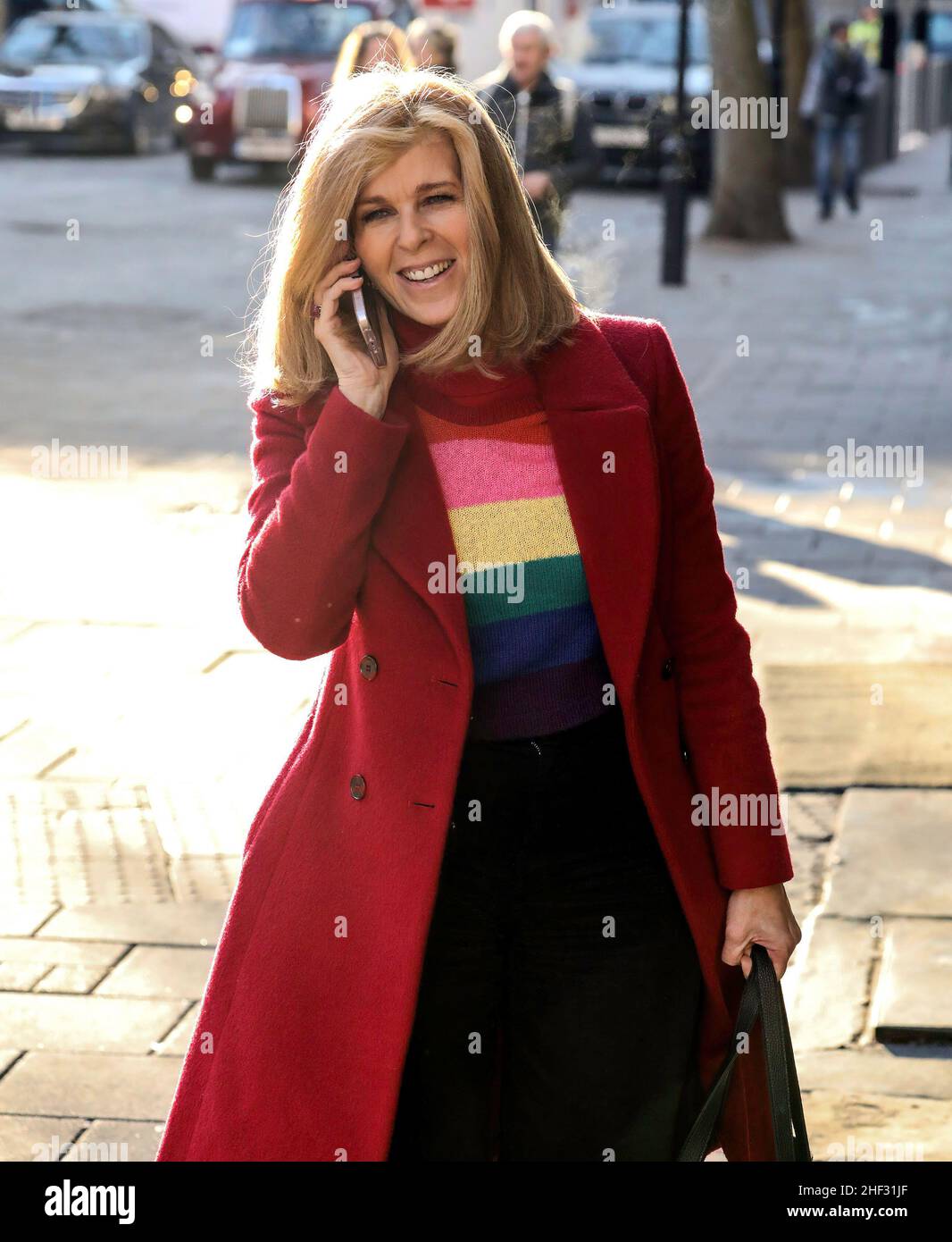 Kate Garraway seen arriving for her Smooth FM show at the Global Radio ...