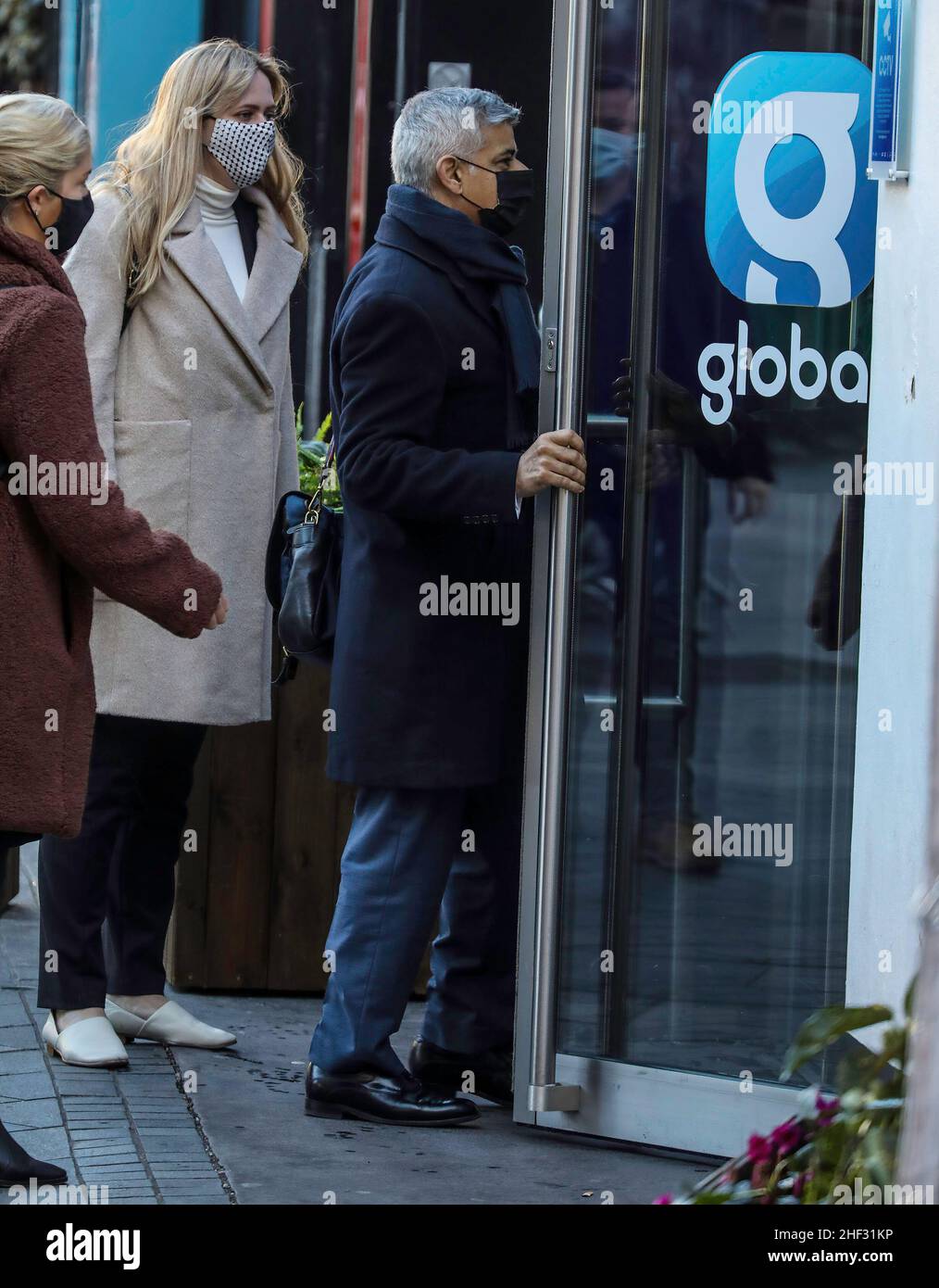 London, UK. 13th Jan, 2022. London Mayor Sadiq Khan seen arriving at ...