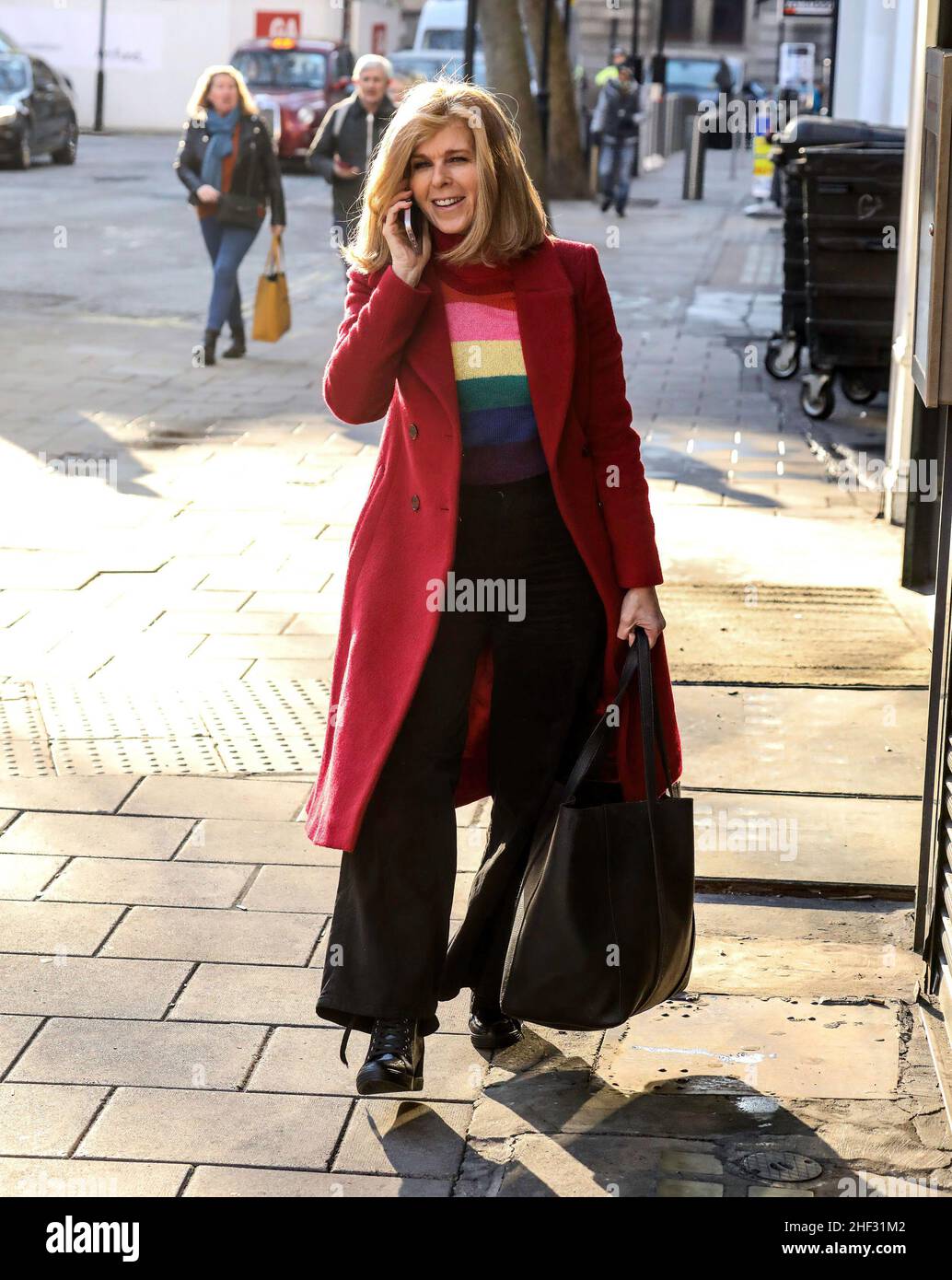 Kate Garraway seen arriving for her Smooth FM show at the Global Radio ...