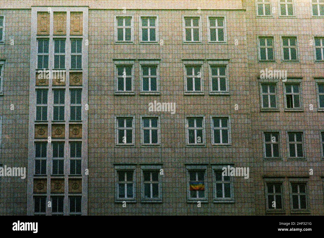 Berlin, Germany. Vintage, East-German Architecture & Plattenbau ...