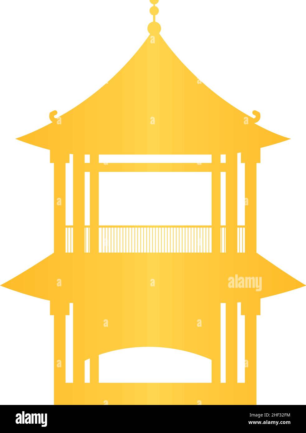 chinese temple icon on white background Stock Vector Image & Art - Alamy