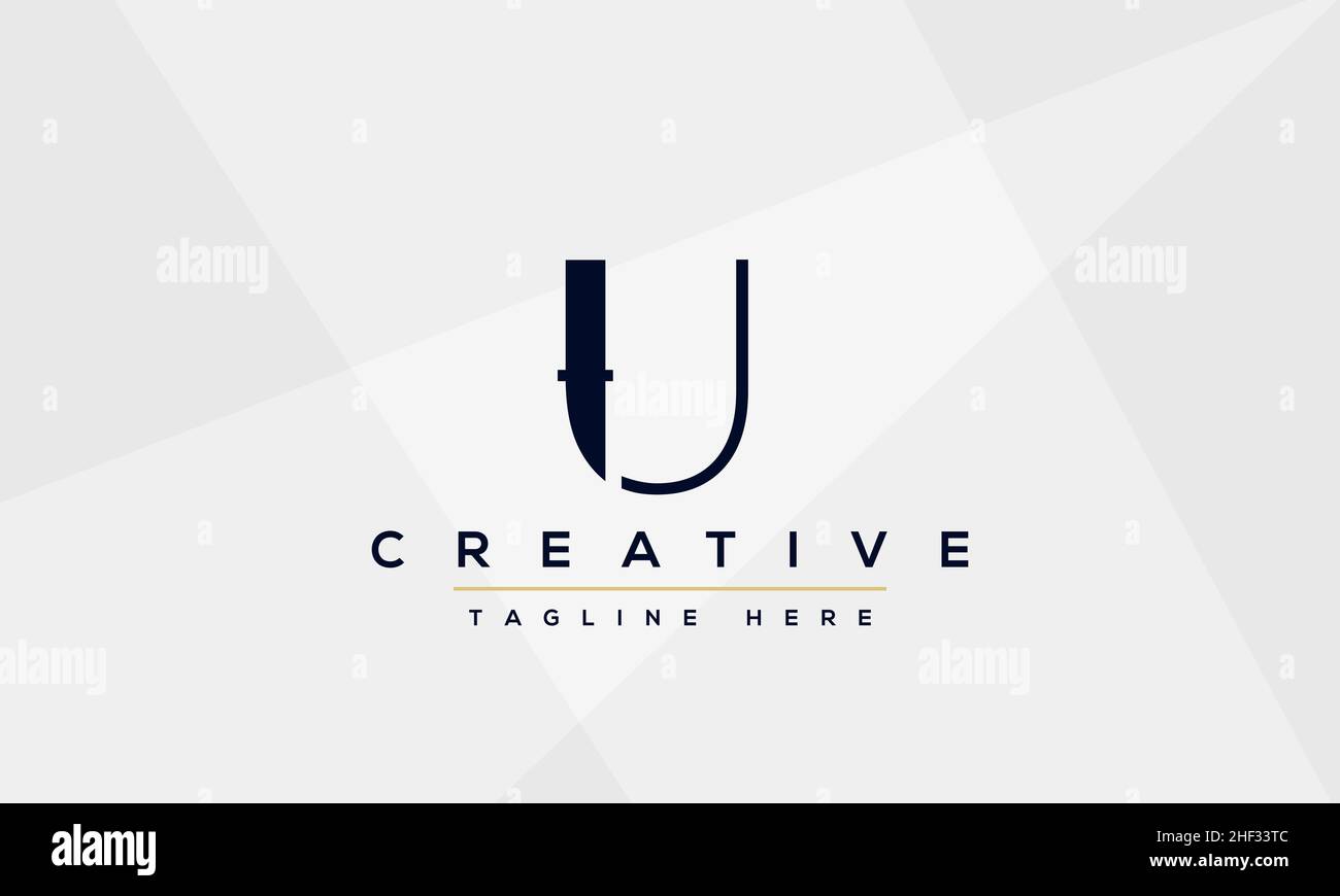 Modern creative letter U Logo Design. U UU icon initials based Monogram ...