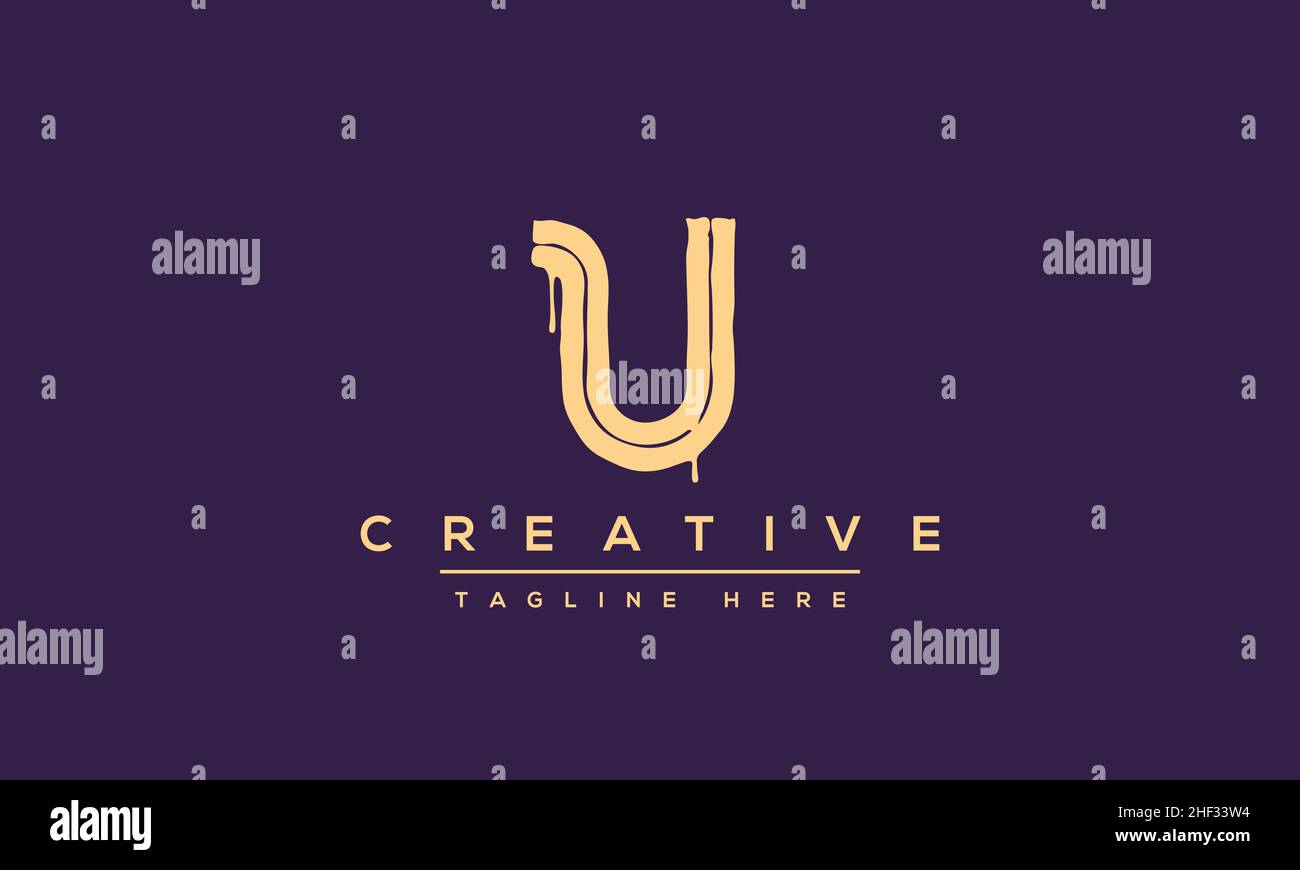 Modern creative letter U Logo Design. U UU icon initials based Monogram ...