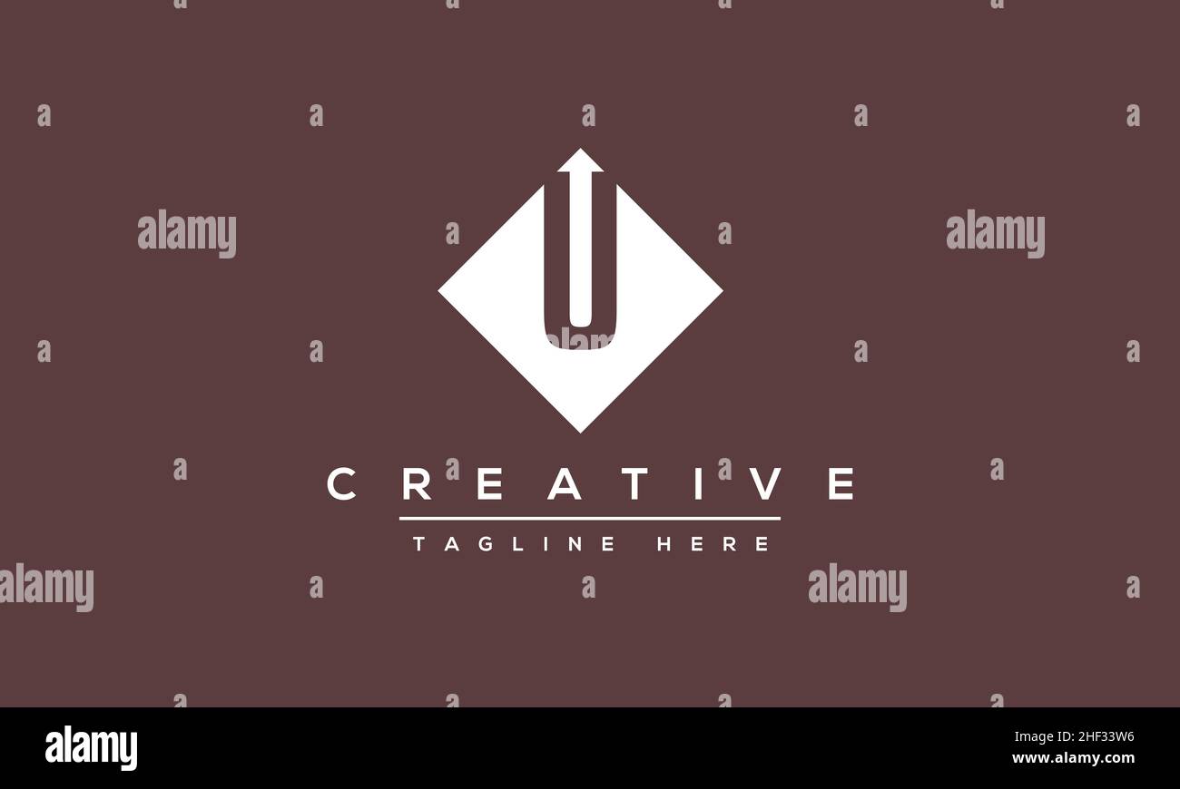 Modern creative letter U Logo Design. U UU icon initials based Monogram ...