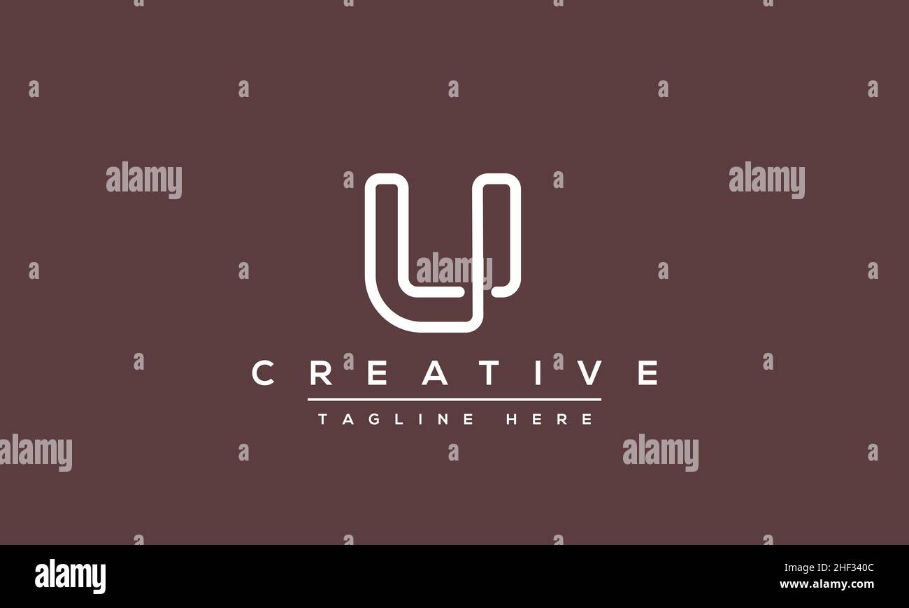 Modern creative letter U Logo Design. U UU icon initials based Monogram ...