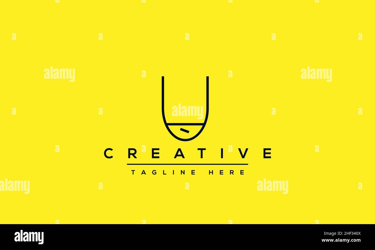 Modern creative letter U Logo Design. U UU icon initials based Monogram ...