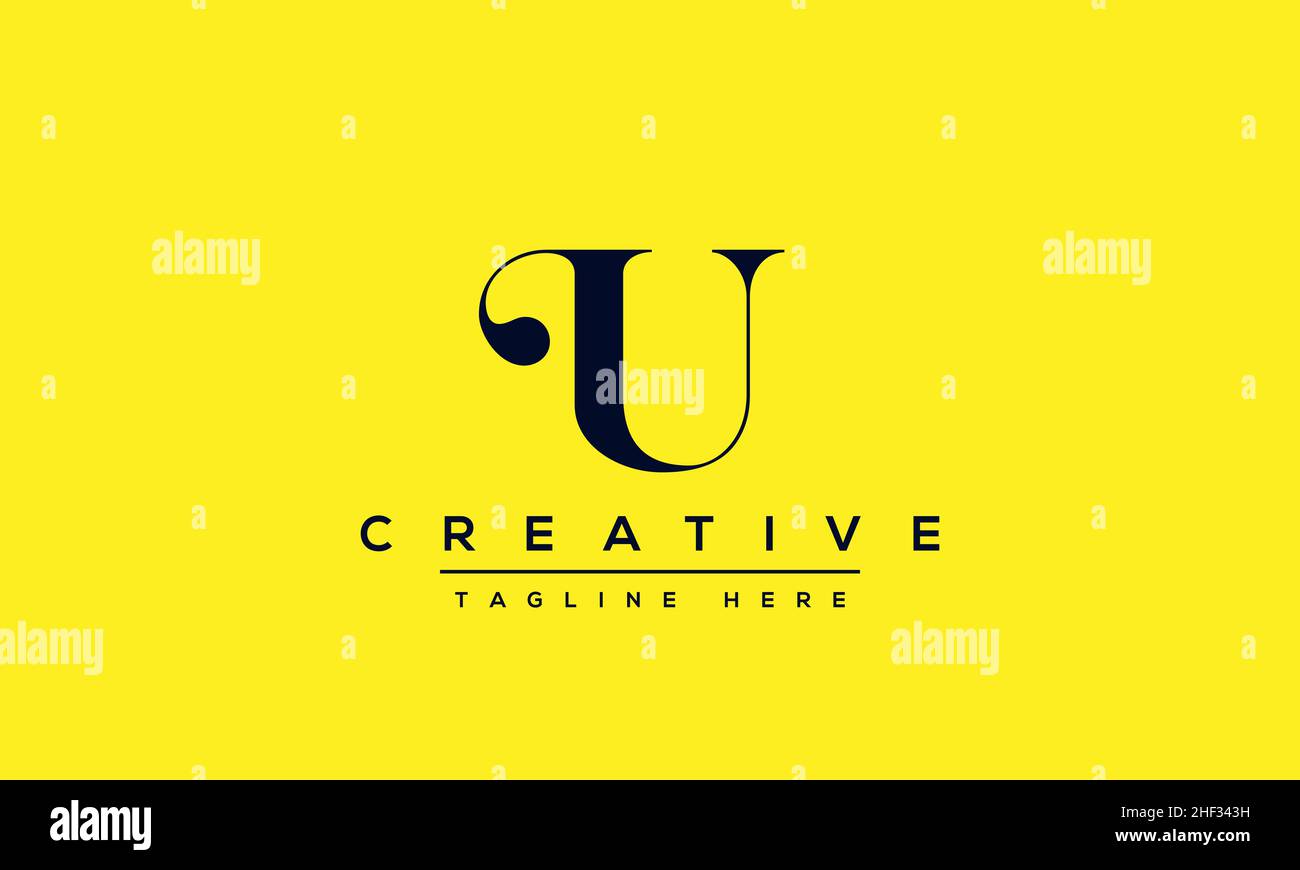 Modern creative letter U Logo Design. U UU icon initials based Monogram ...