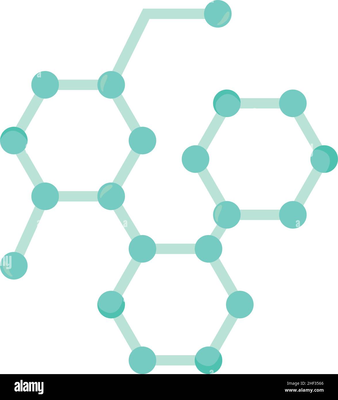 molecular structure icon on white background Stock Vector Image & Art ...