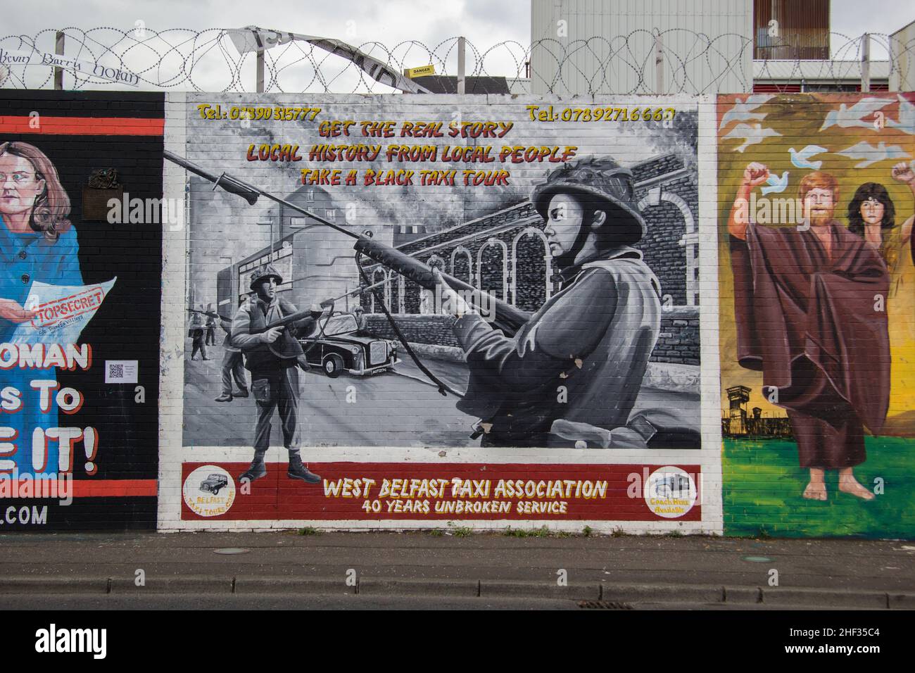 The Peace Lines are a series of separation walls located in Northern ...