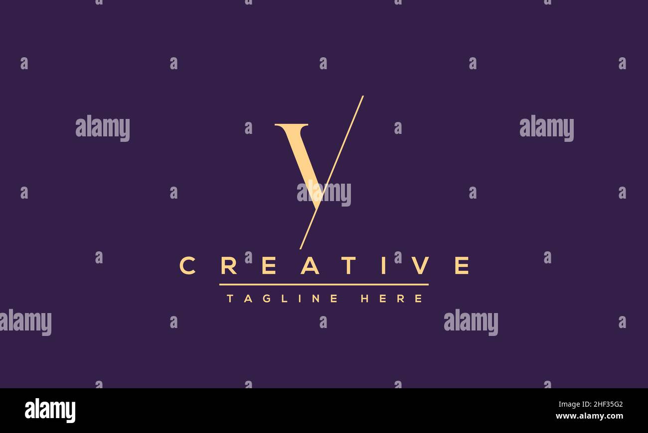 Modern creative V Logo Design and template. V VV icon initials based ...