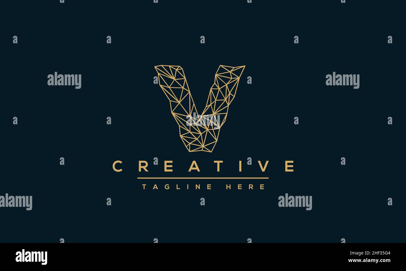 Modern creative V Logo Design and template. V VV icon initials based ...