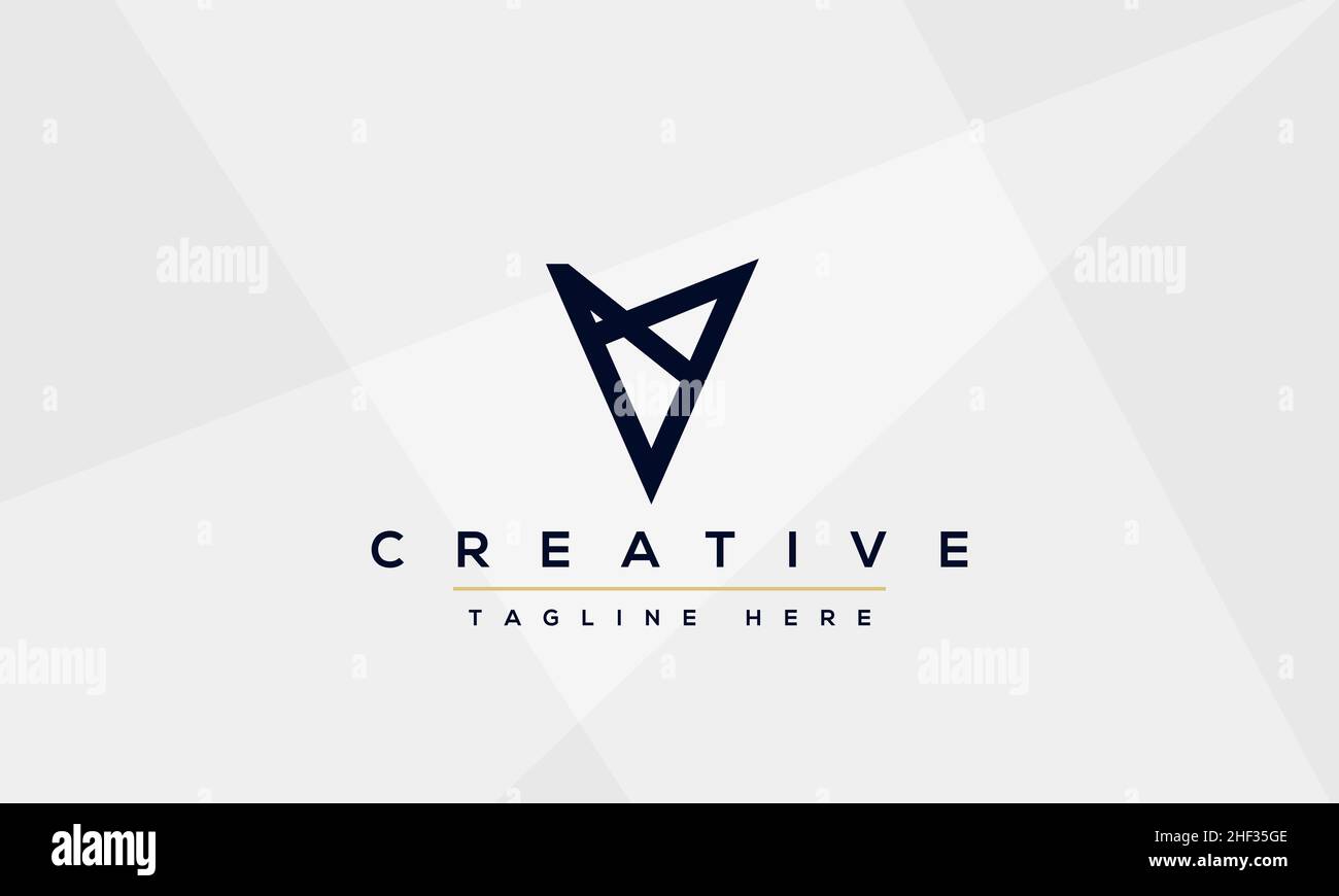 Modern creative V Logo Design and template. V VV icon initials based ...