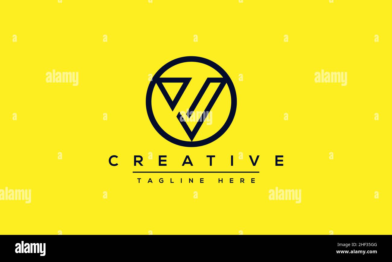 Modern creative V Logo Design and template. V VV icon initials based ...