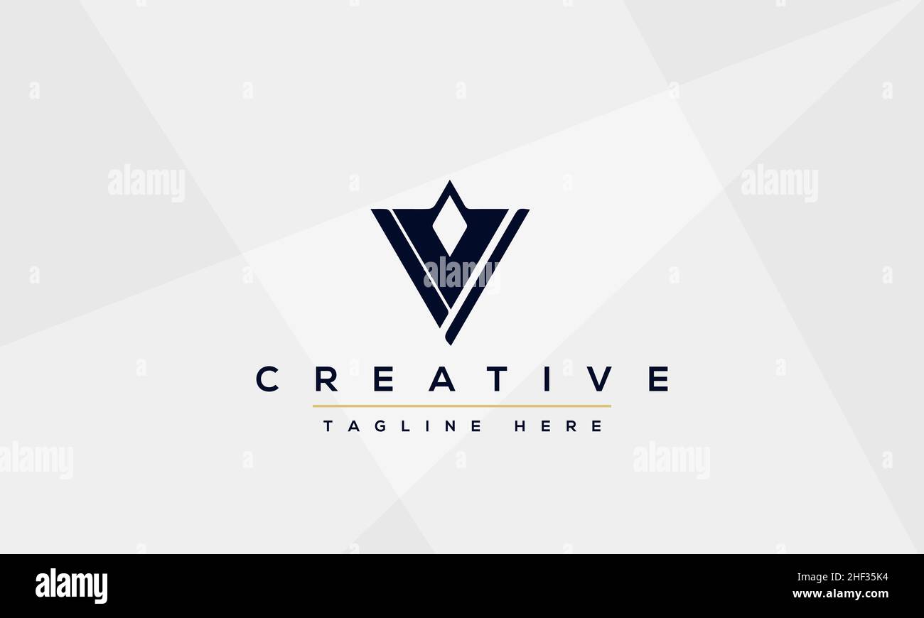 Modern creative V Logo Design and template. V VV icon initials based ...