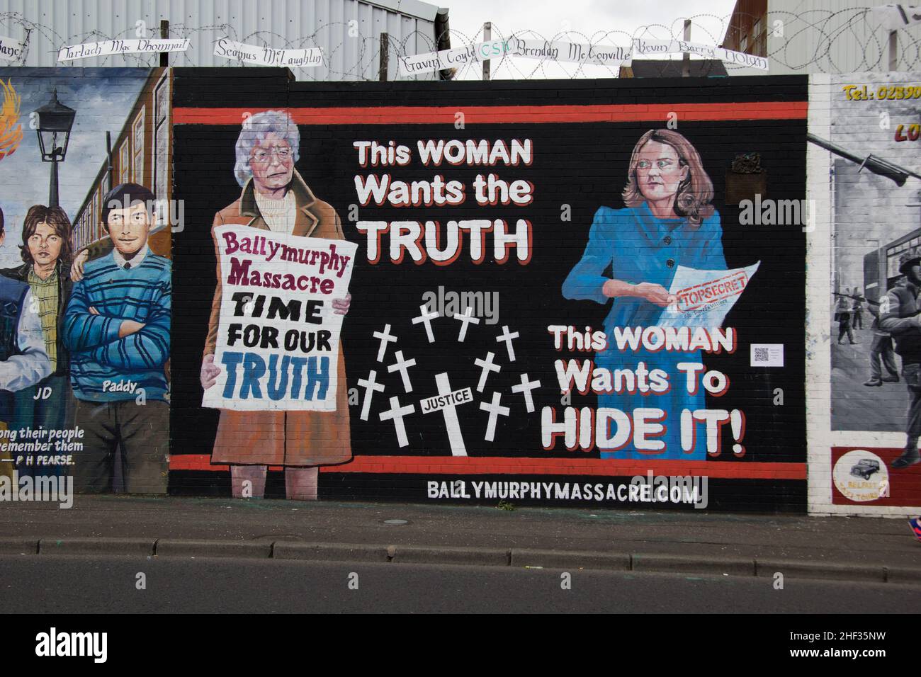 The Peace Lines are a series of separation walls located in Northern ...