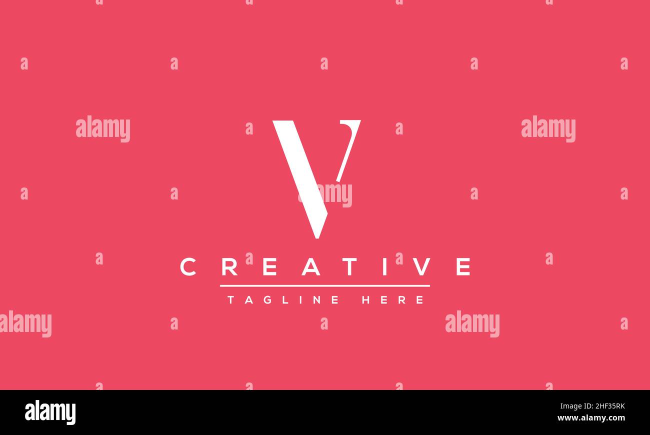 Modern creative V Logo Design and template. V VV icon initials based ...