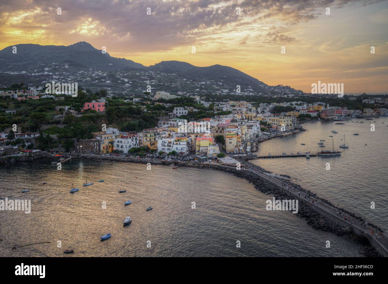 Aerial view of ischia hi-res stock photography and images - Alamy